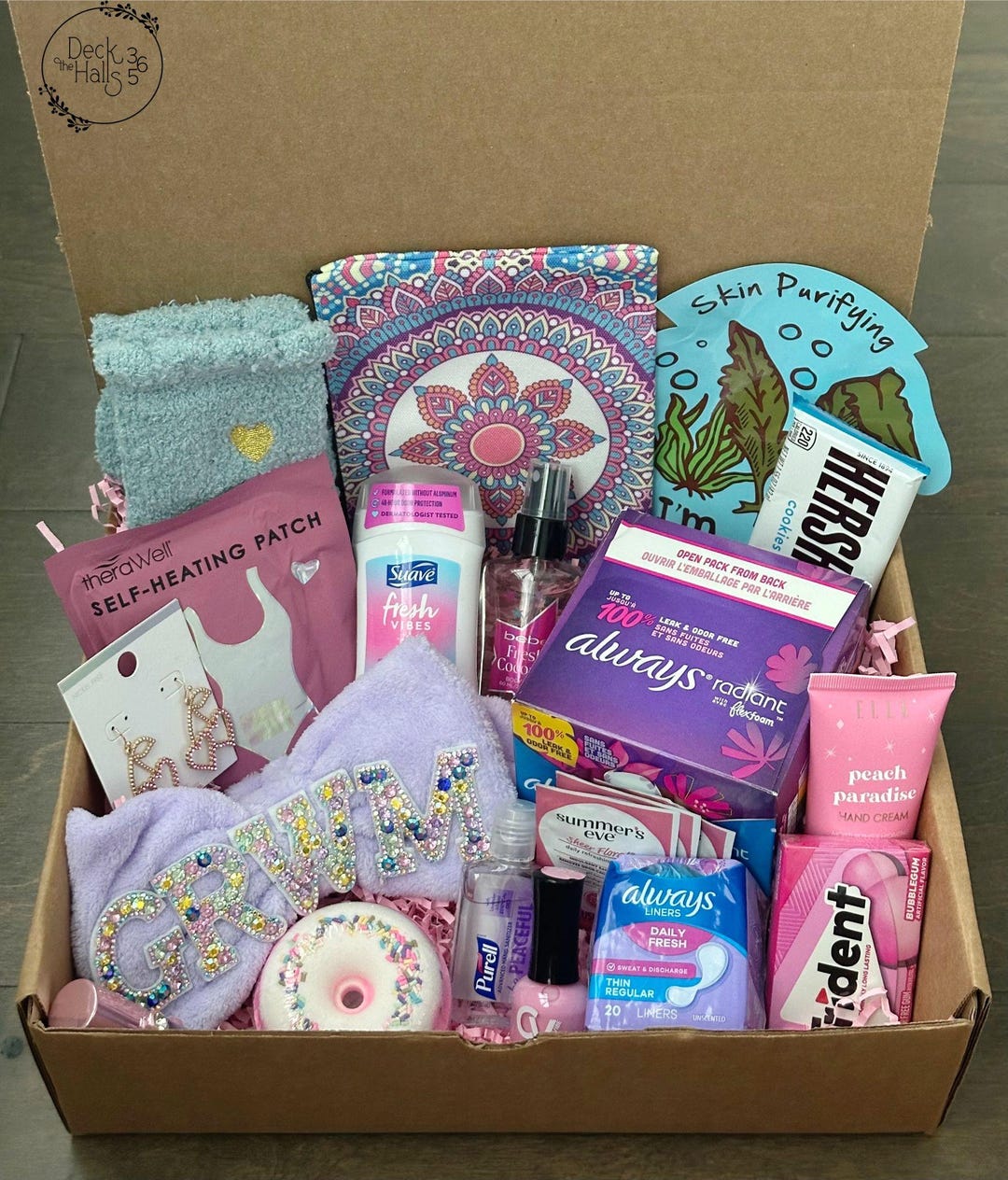 First Period Gift Box, Welcome to Womanhood, Menstruation Gift, Period ...