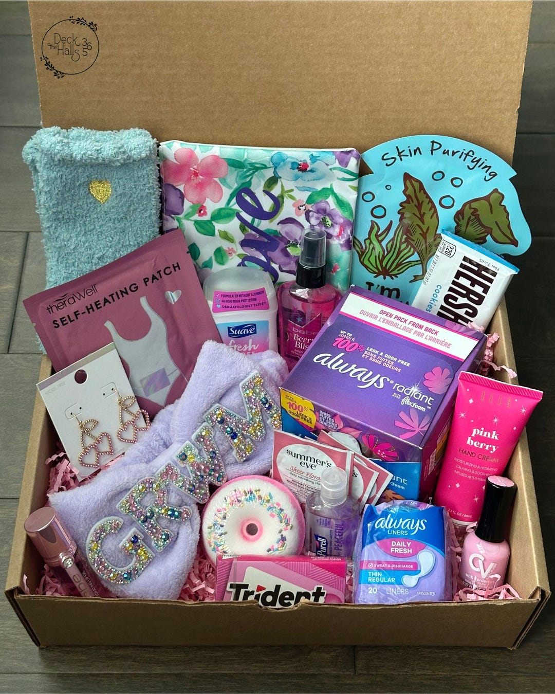 First Period Gift Box, Welcome to Womanhood, Menstruation Gift, Period ...