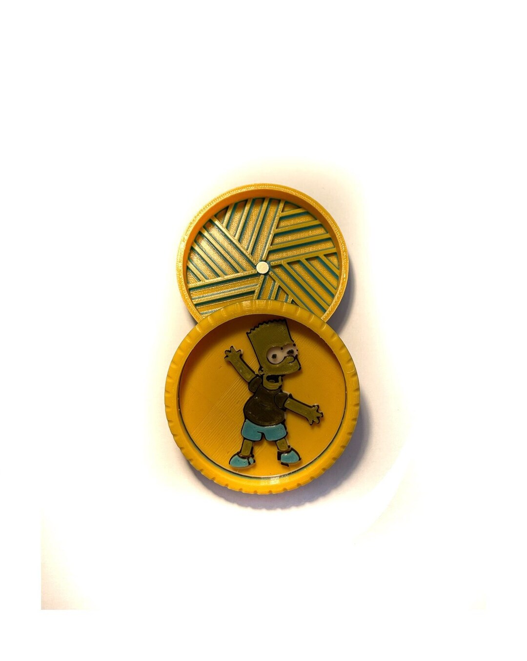 3D Printed New Generation Custom Made Herb Grinder Bart Simpson - Etsy