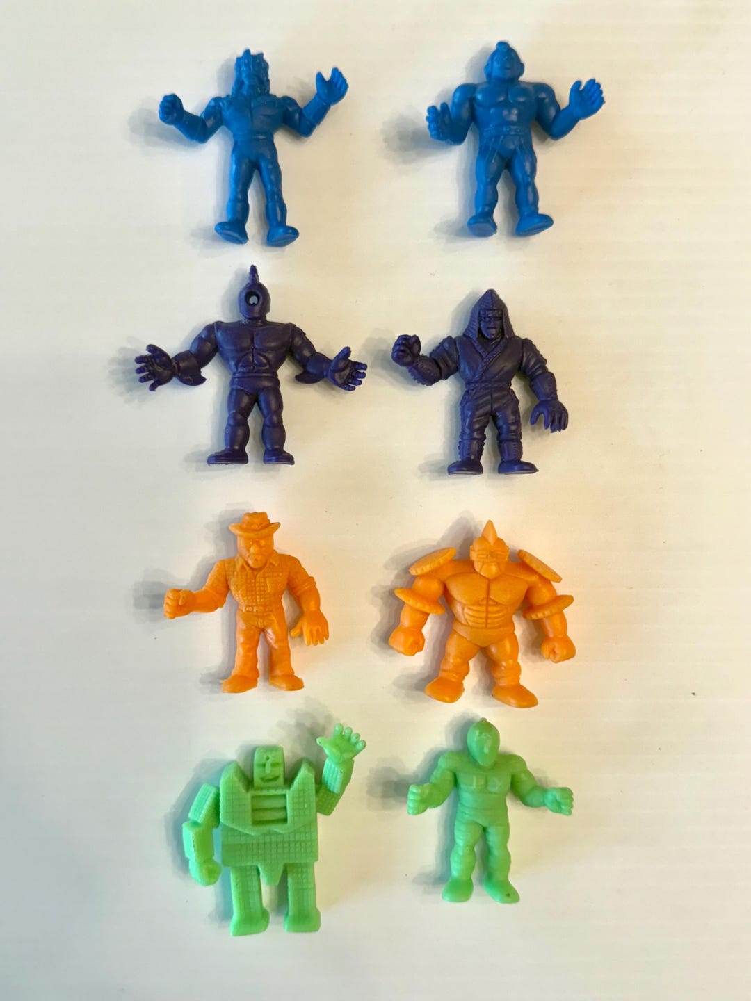 Vintage 1980s M.U.S.C.L.E. Muscle Men Mattel Toy Action Figures - Lot ...