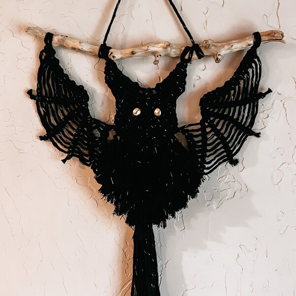 Macrame Bat - Etsy