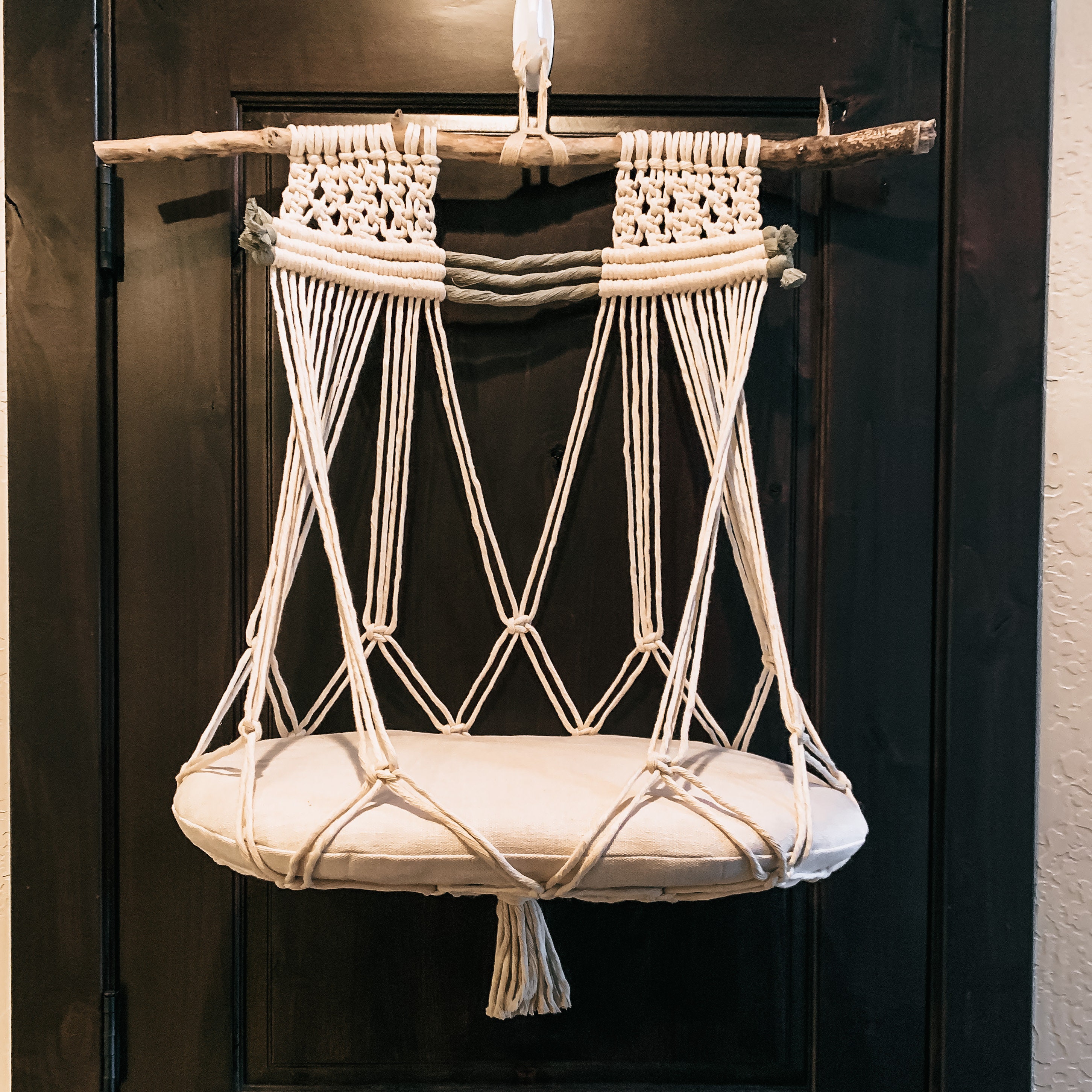 XL Macrame Pet Bet Cat Bed Nest Boho Pet Bed Pad - Etsy