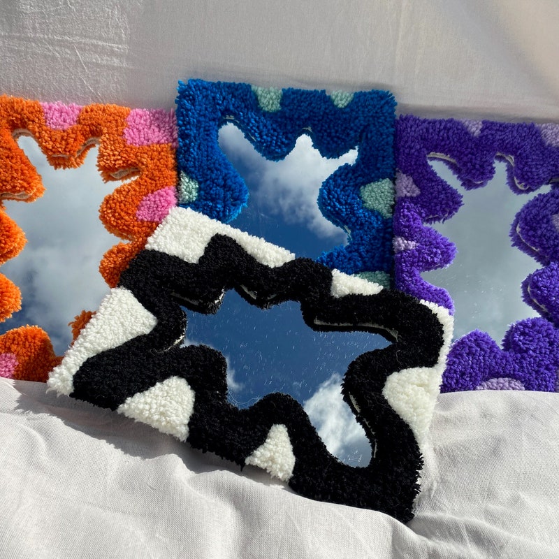 Tufted Mirror - Etsy