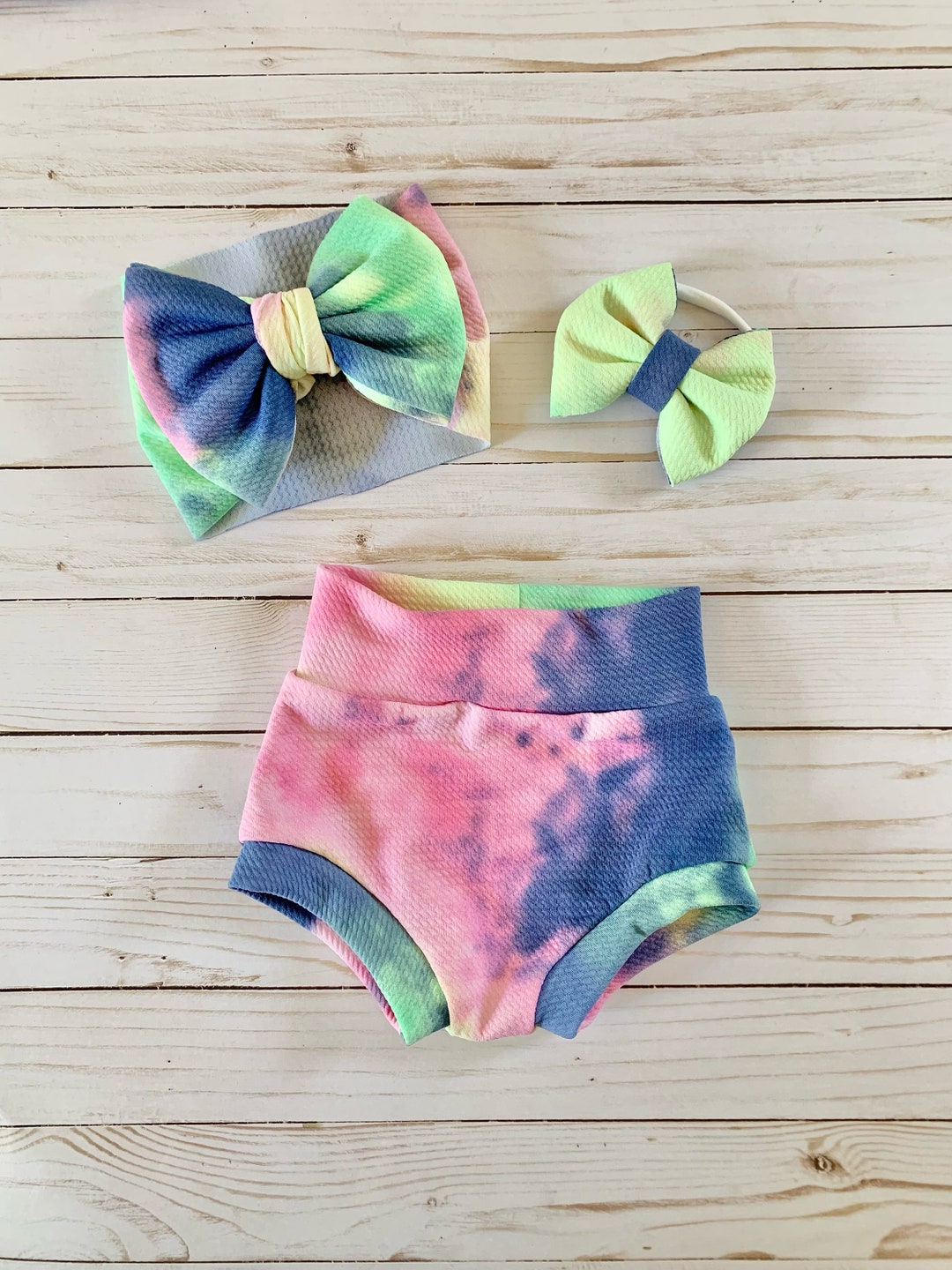 Tie Dye Bummies, Cotton Candy, Preemie, Birthday Wear, Baby Girl, Baby ...