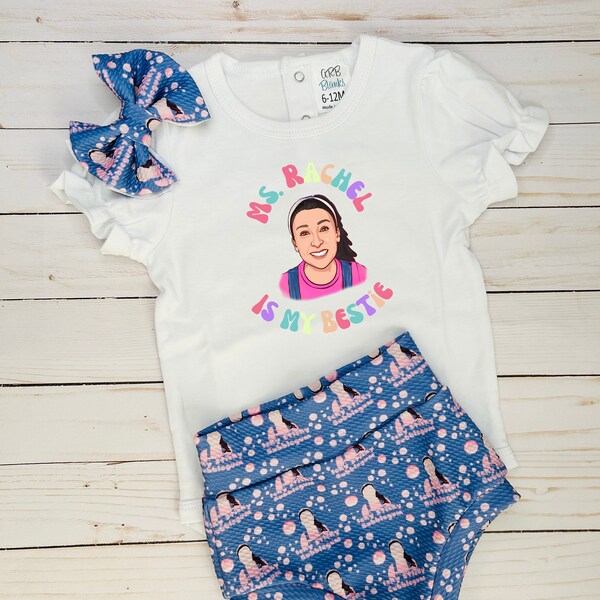 Ms Rachel Baby Girl Outfit - Etsy