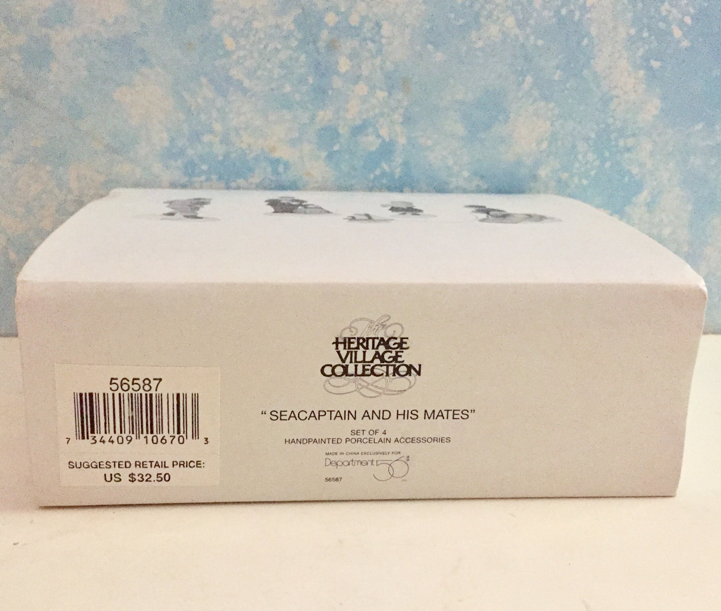 New Department 56 SEA CAPTAIN & His Mates, Set of 4, New England ...