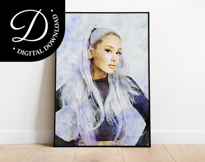 Ariana Grande Poster Ariana Grande Digital Poster Ariana - Etsy