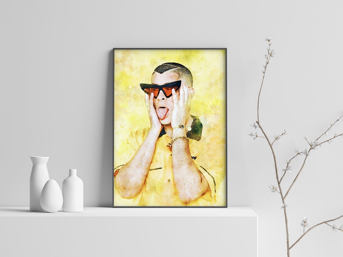 Bad Bunny Poster Bad Bunny Digital Poster Bad Bunny Poster - Etsy