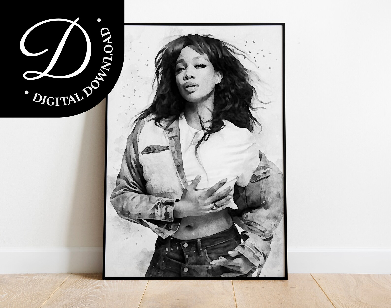 Sza Poster Sza Digital Poster Sza Poster Download Sza - Etsy