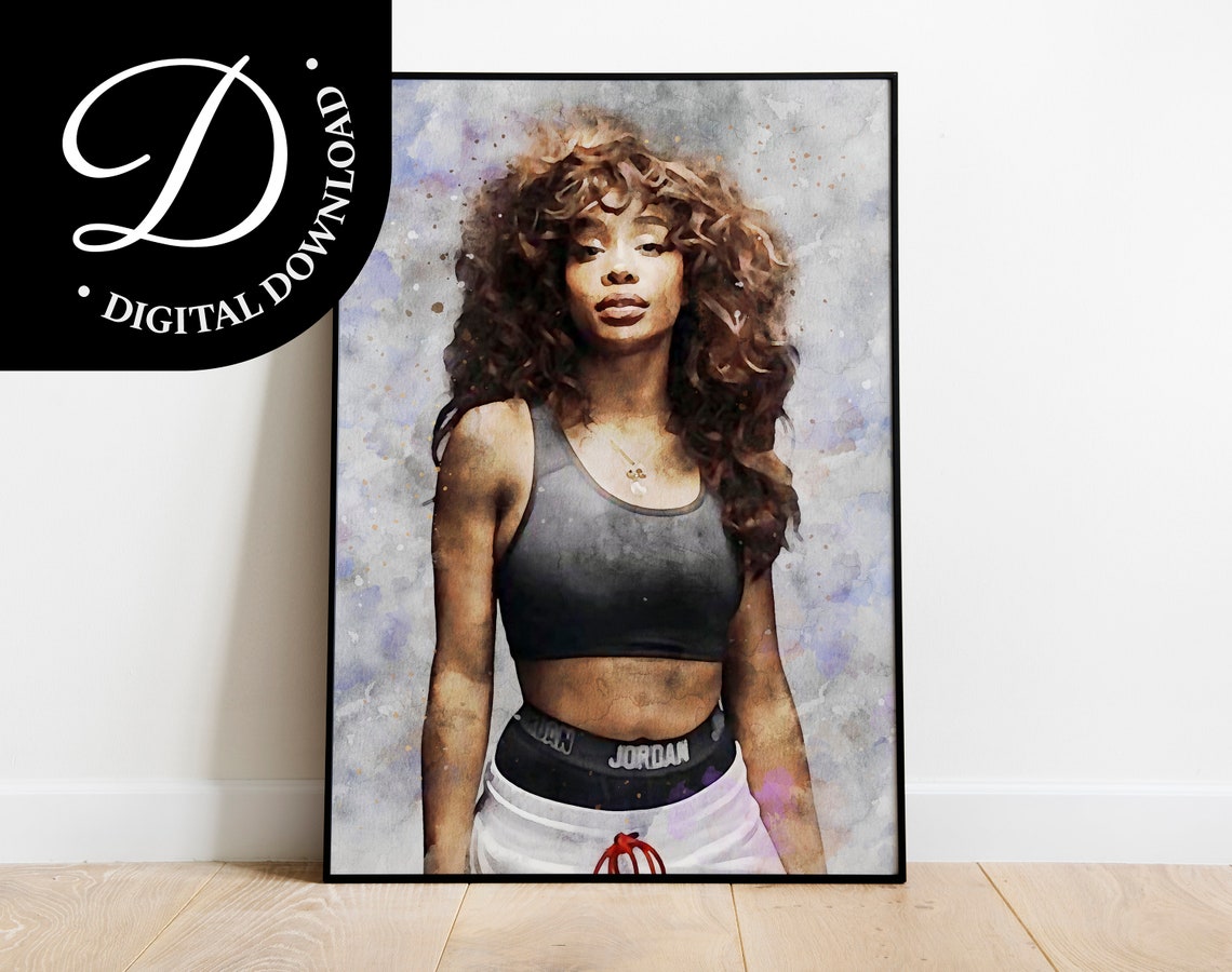 Sza Poster Sza Digital Poster Sza Poster Download Sza | Etsy