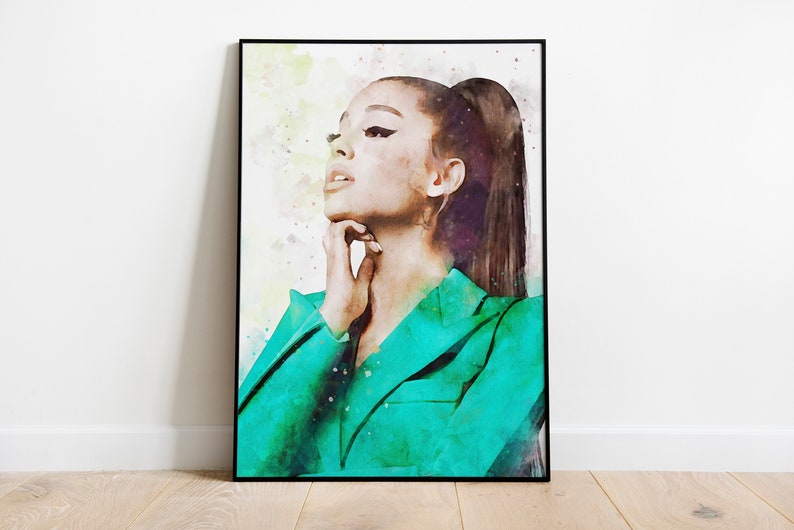 Ariana Grande Poster Ariana Grande Digital Poster Ariana | Etsy