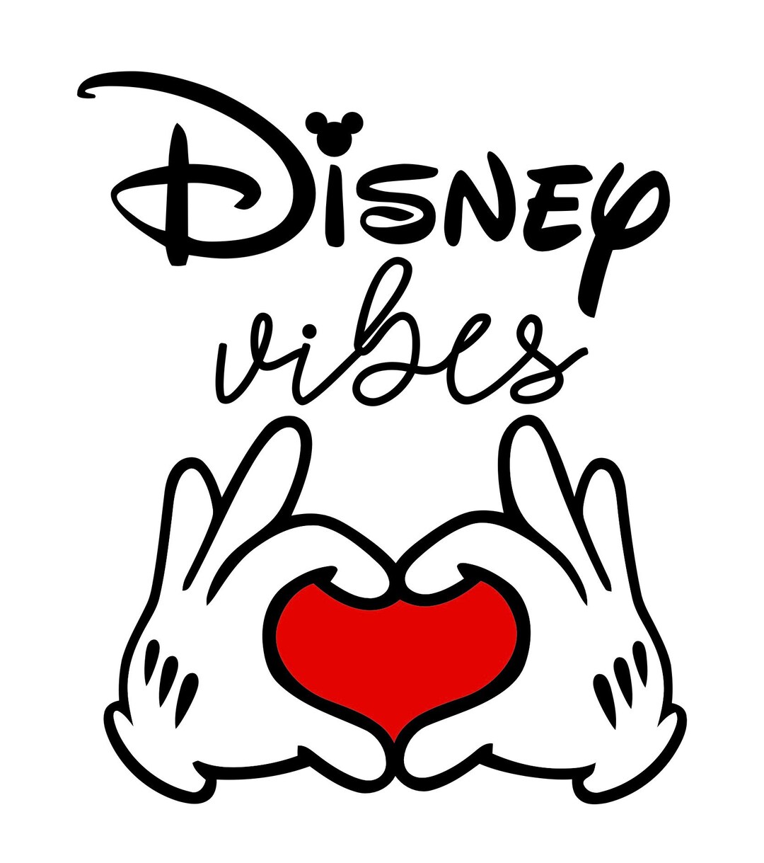 Disney Decal, Disney Vibes, Disney Love, Heart Hands - Etsy