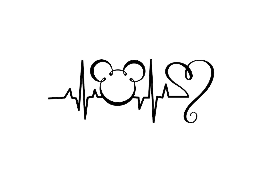 Disney Decal, Disney Castle, Mickey Mouse, Minnie, Heartbeat, Disney ...