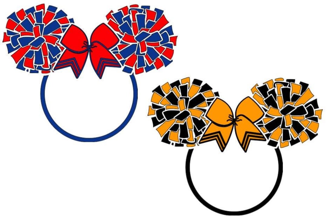Disney Decal, Mickey Minnie, Cheerleader - You Pick Colors - Etsy