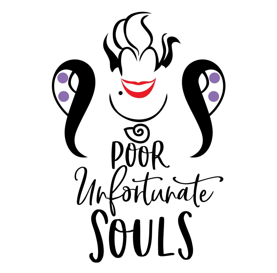 Disney Decal, Disney Villain, Ursula, Little Mermaid, Poor Unfortunate ...