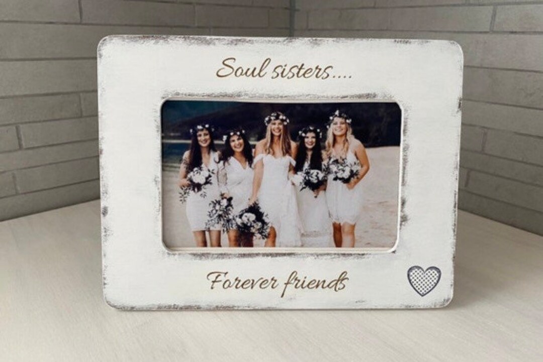 Best Friend Picture Frame • Soul Sisters Picture Frame • Gift for Best ...