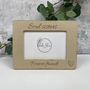 Best Friend Picture Frame • Soul Sisters Picture Frame • Gift for Best ...