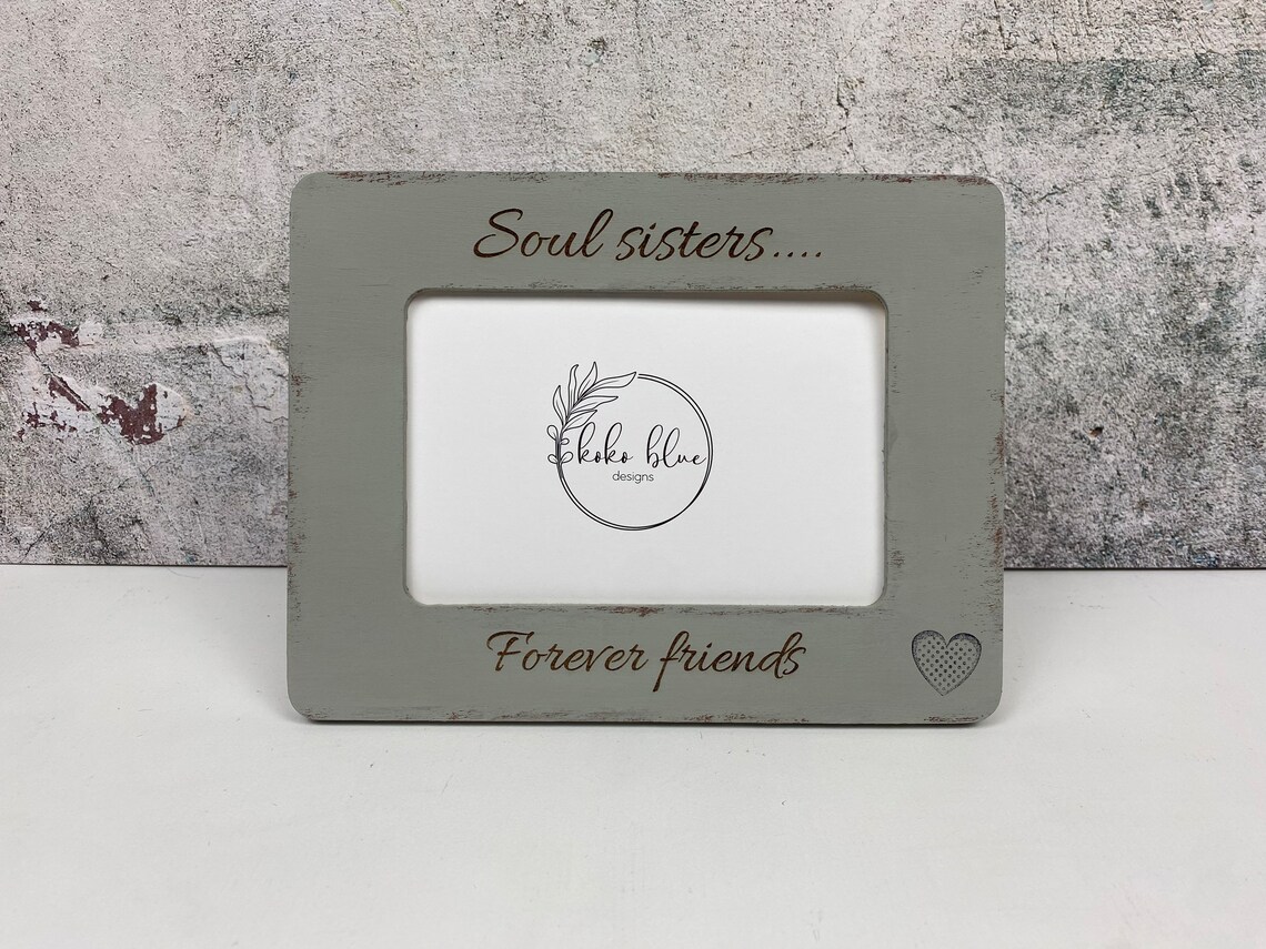 Best Friend Picture Frame • Soul Sisters Picture Frame • Gift for Best ...