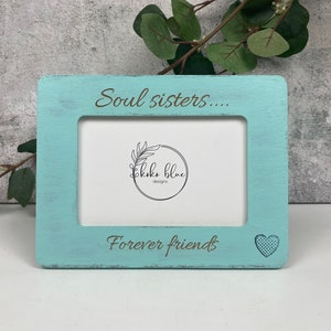 Best Friend Picture Frame • Soul Sisters Picture Frame • Gift for Best ...