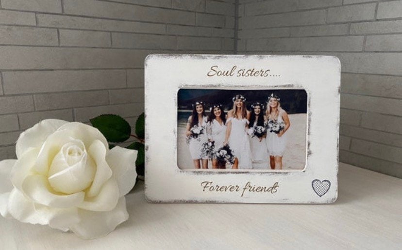 Best Friend Picture Frame • Soul Sisters Picture Frame • Gift for Best ...