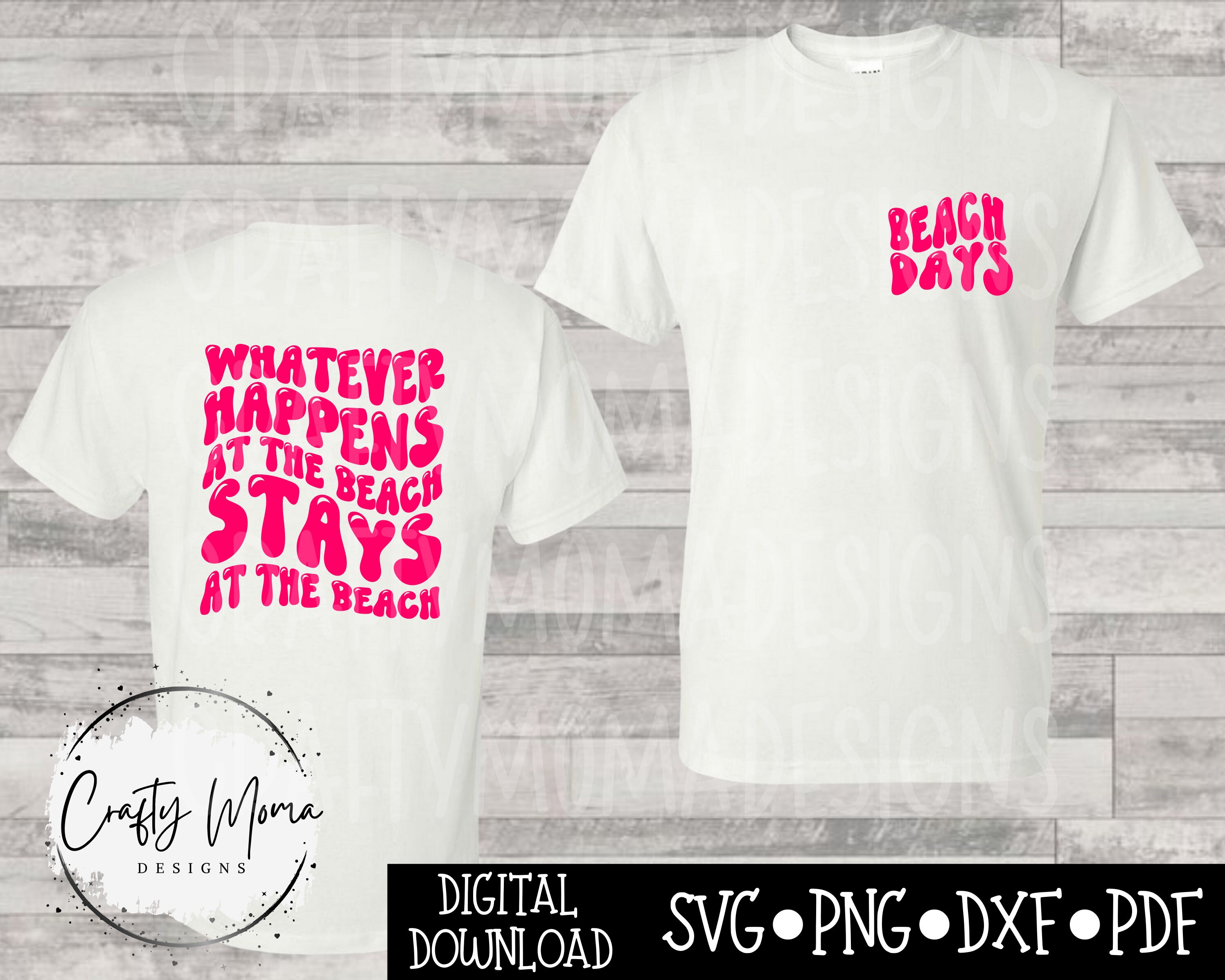 Beach SVG Beach Trip Svg Retro Font Spring Break PNG Beach Days SVG ...