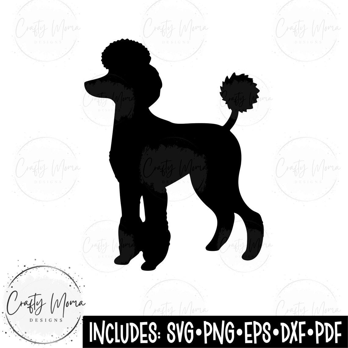 Poodle SVG | Dog Breed - Standard Poodle Svg | Poodle Mom PNG , Instant ...