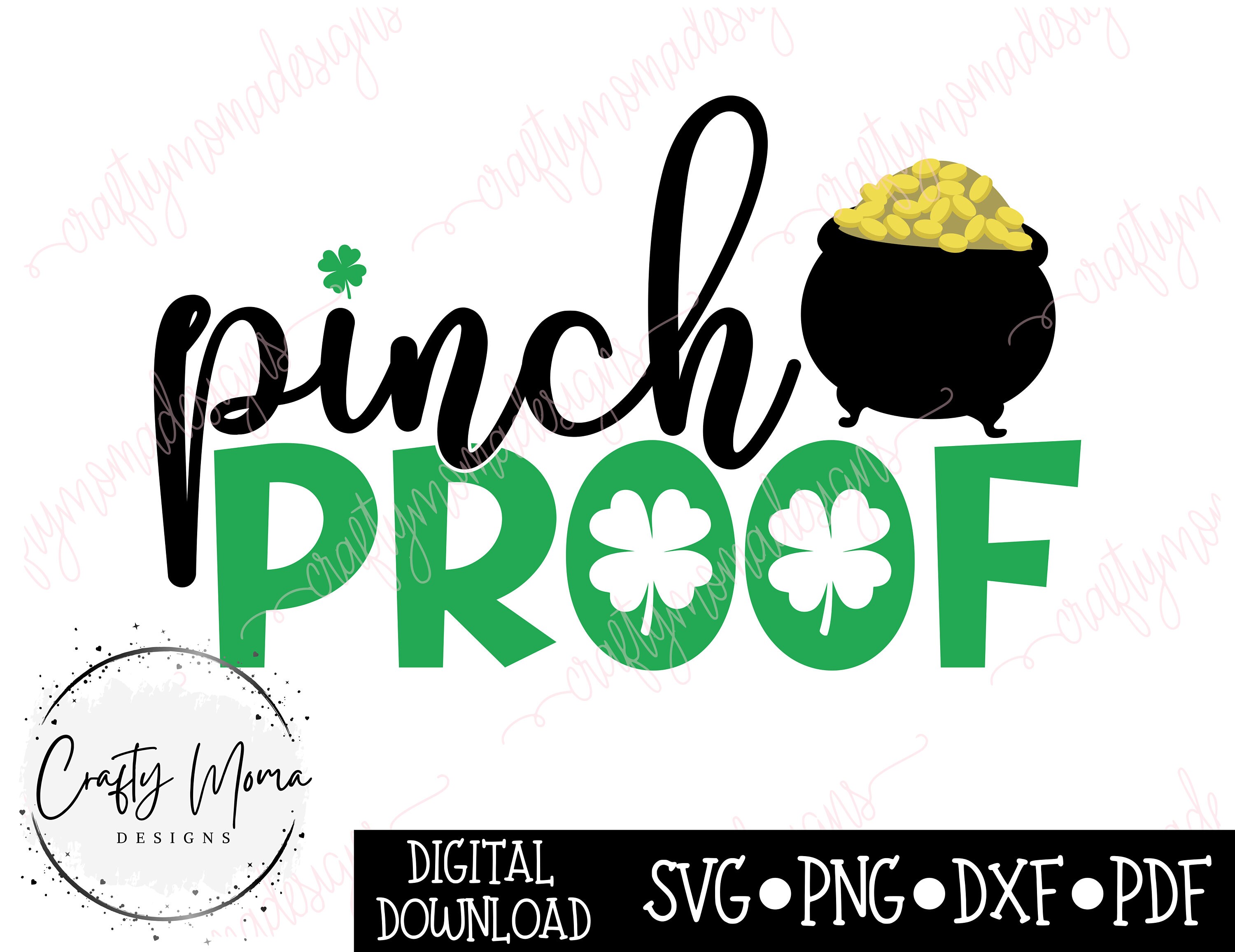 Pinch Proof SVG Pot of Gold SVG St Patricks Day Svg St. Paddy's Day ...