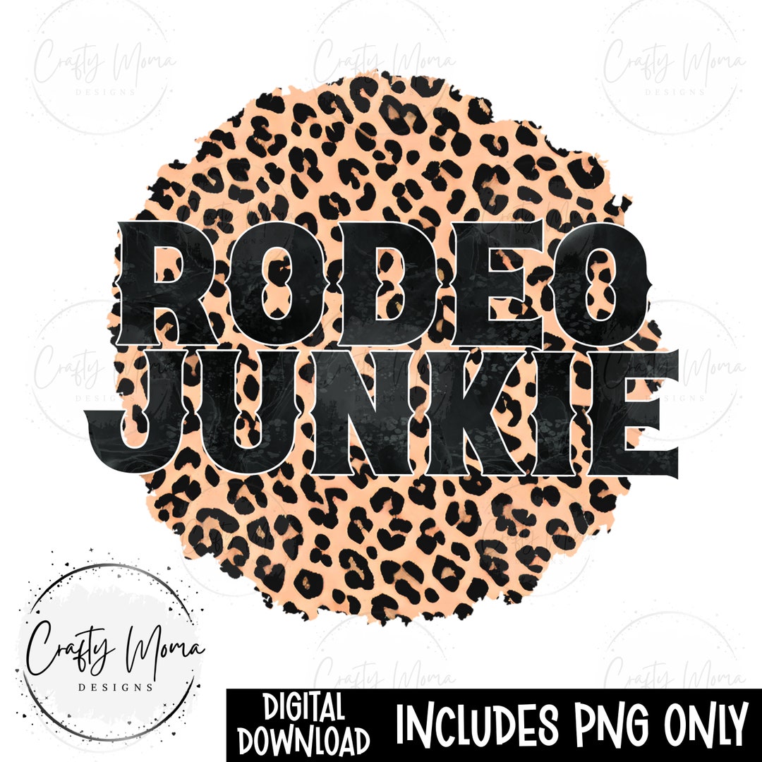 Rodeo Junkie PNG | Western Png | Rodeo Shirt Design | Instant Download ...