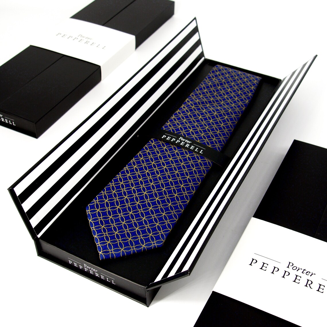 Fully Seven-fold Blue Interlocking Rings Woven Mulberry Silk - Etsy