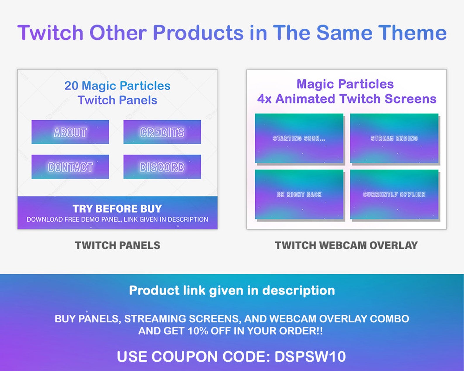 Webcam Overlay Twitch Animated Facecam Overlay Magic - Etsy