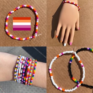 Bead Pride Bracelet | Rainbow Bracelet - Etsy