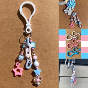 Pride Keychain | Rainbow Keychain | Trans Keychain | Bi Keychain - Etsy