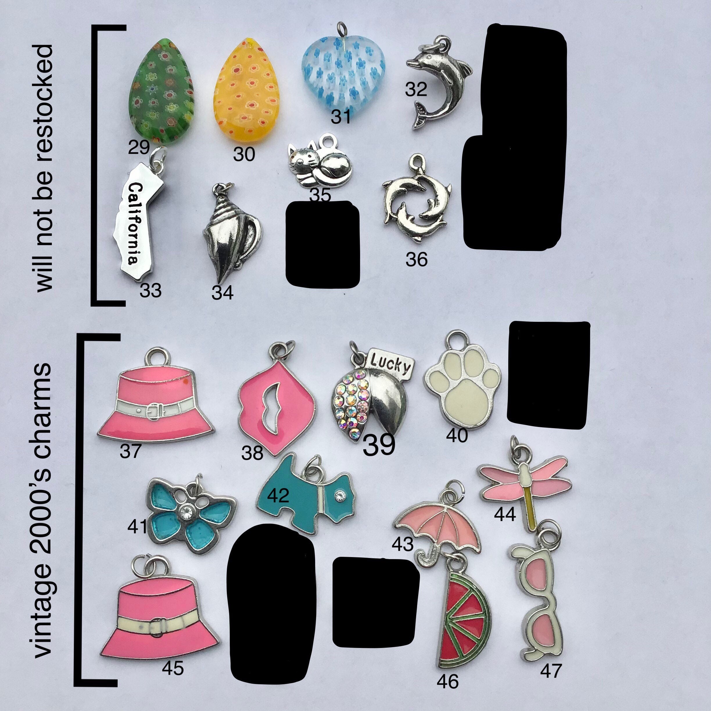 Simple Fun Phone Charms - Etsy