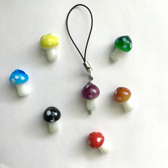 Mushroom Phone Charm | Etsy