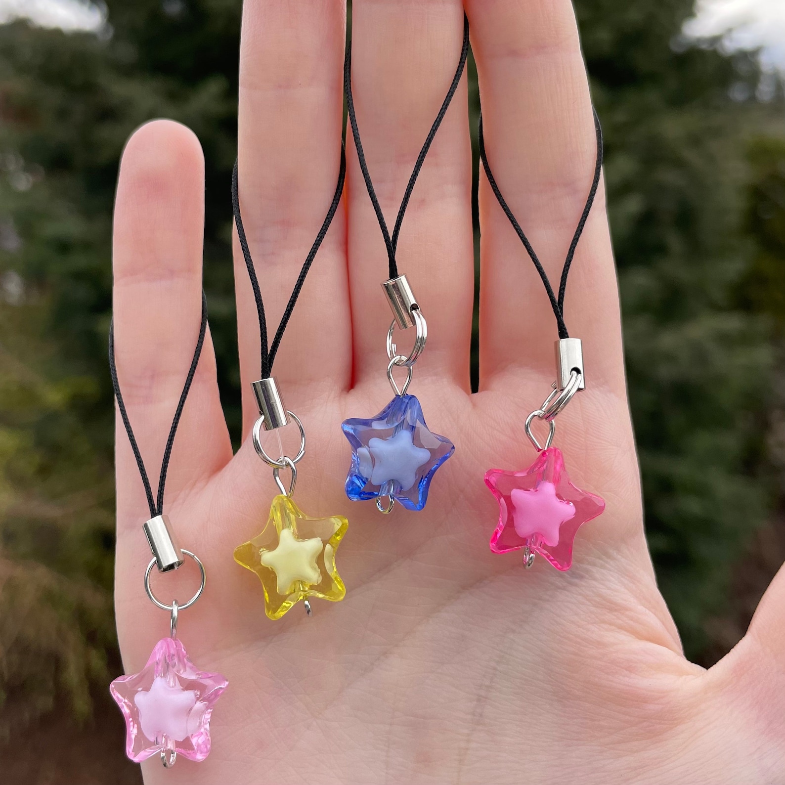 Colorful Star Phone Charm - Etsy