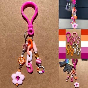 Pride Keychain Rainbow Keychain Trans Keychain Bi Keychain - Etsy