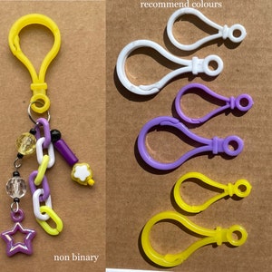 Pride Keychain Rainbow Keychain Trans Keychain Bi Keychain - Etsy