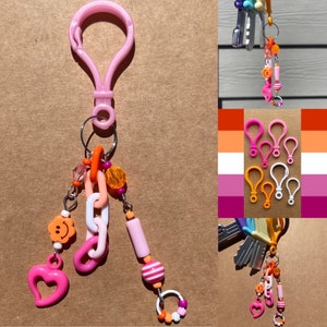 Pride Keychain Rainbow Keychain Trans Keychain Bi Keychain - Etsy