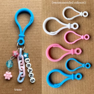 Pride Keychain Rainbow Keychain Trans Keychain Bi Keychain - Etsy