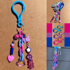 Pride Keychain | Rainbow Keychain | Trans Keychain | Bi Keychain - Etsy