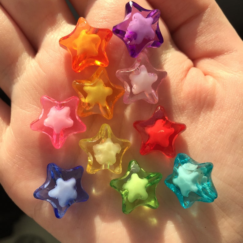 Colorful Star Phone Charm - Etsy