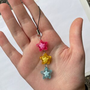 Colorful Star Phone Charm - Etsy