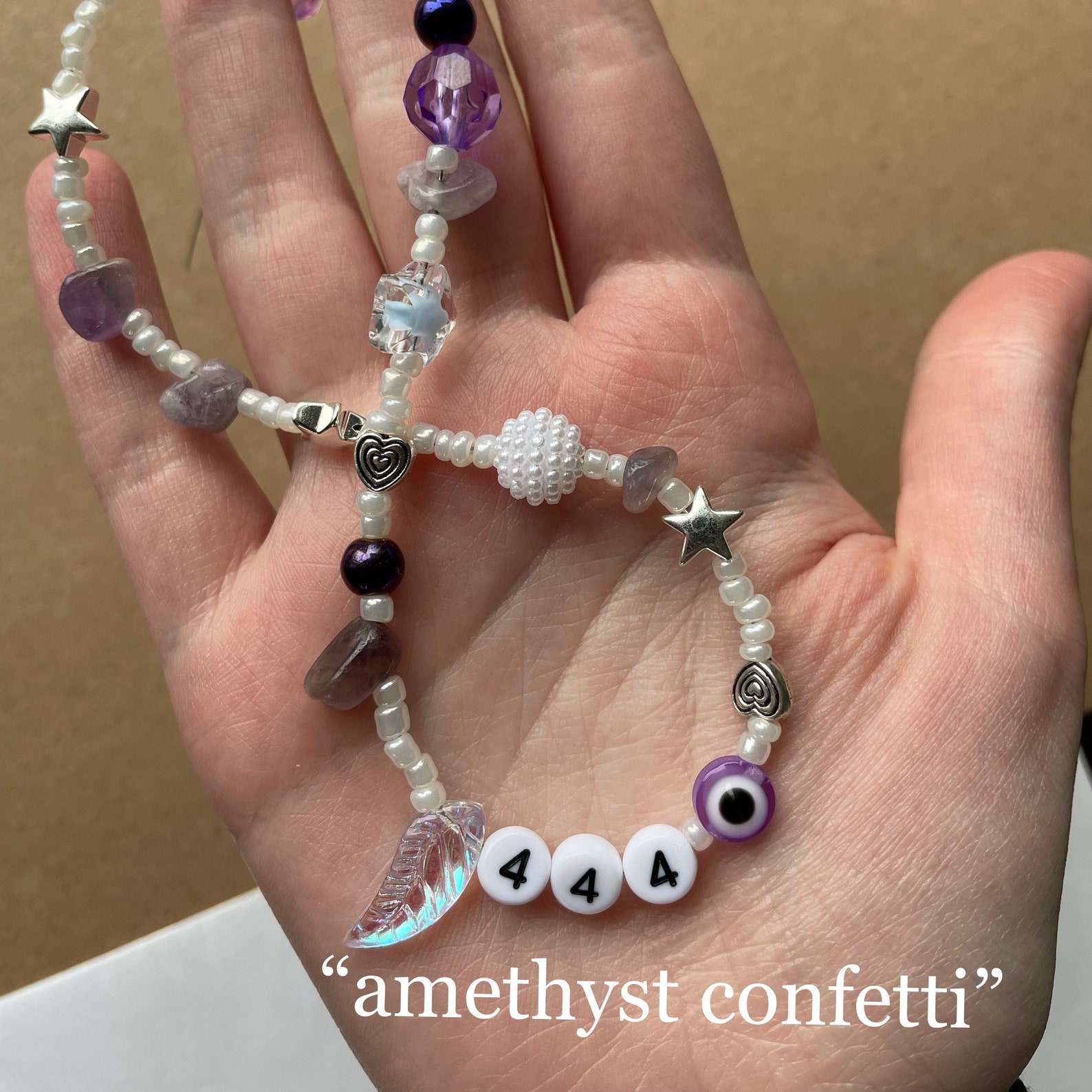 Angel Number Crystal Necklace - Etsy