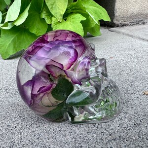Epoxy Resin Skulls With Real Preserved Flowers - Etsy