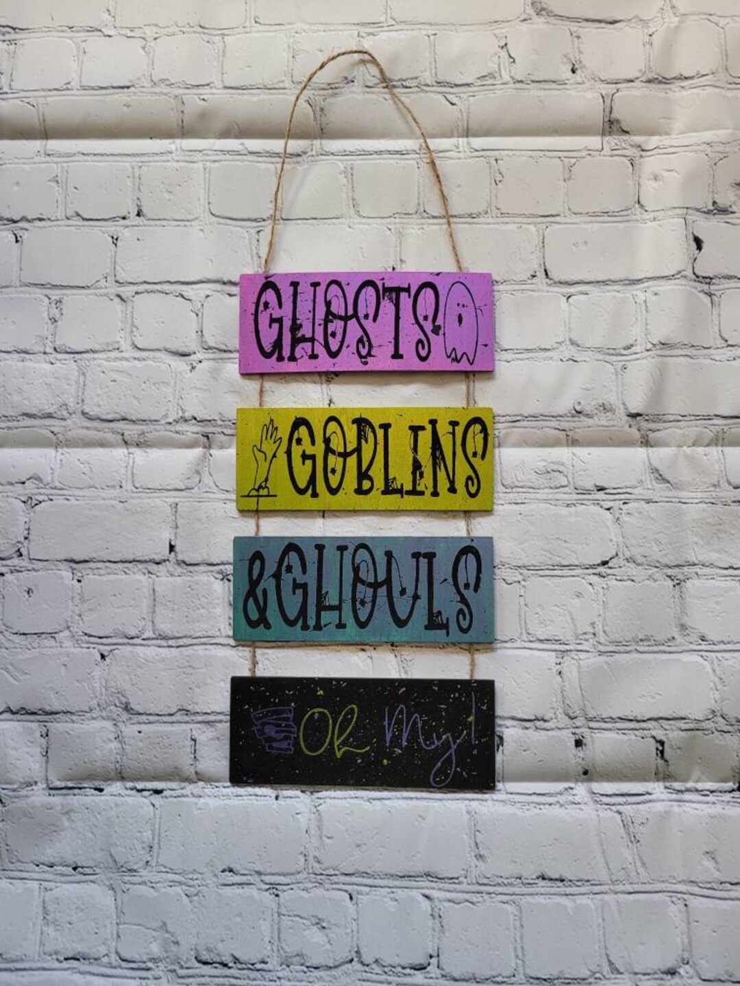 Ghosts, Goblins, and Ghouls Sign - Etsy