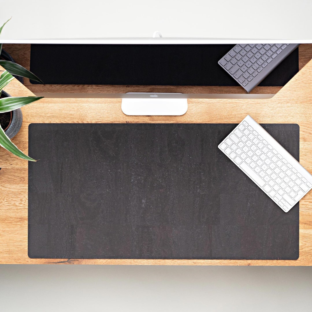 Cork-leather Desk Mat • Continuous Surface • Custom Sizes Possible ...