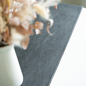 Genuine Leather Table Runner • Waterproof and Robust • Oil Absorbent ...
