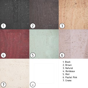 Solid Cork Desk Mat • Smooth Continuous Surface • Custom Sizes Possible ...