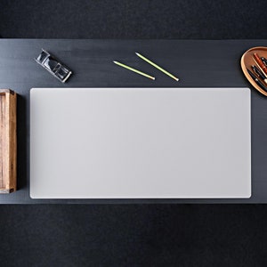 Recycled Leather Desk Mat • Personalized Custom Desk Pad • Waterproof ...
