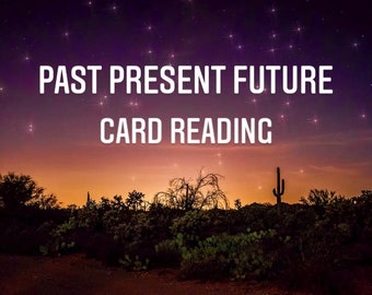 3 Card Past Present Future General Tarot Reading - Etsy